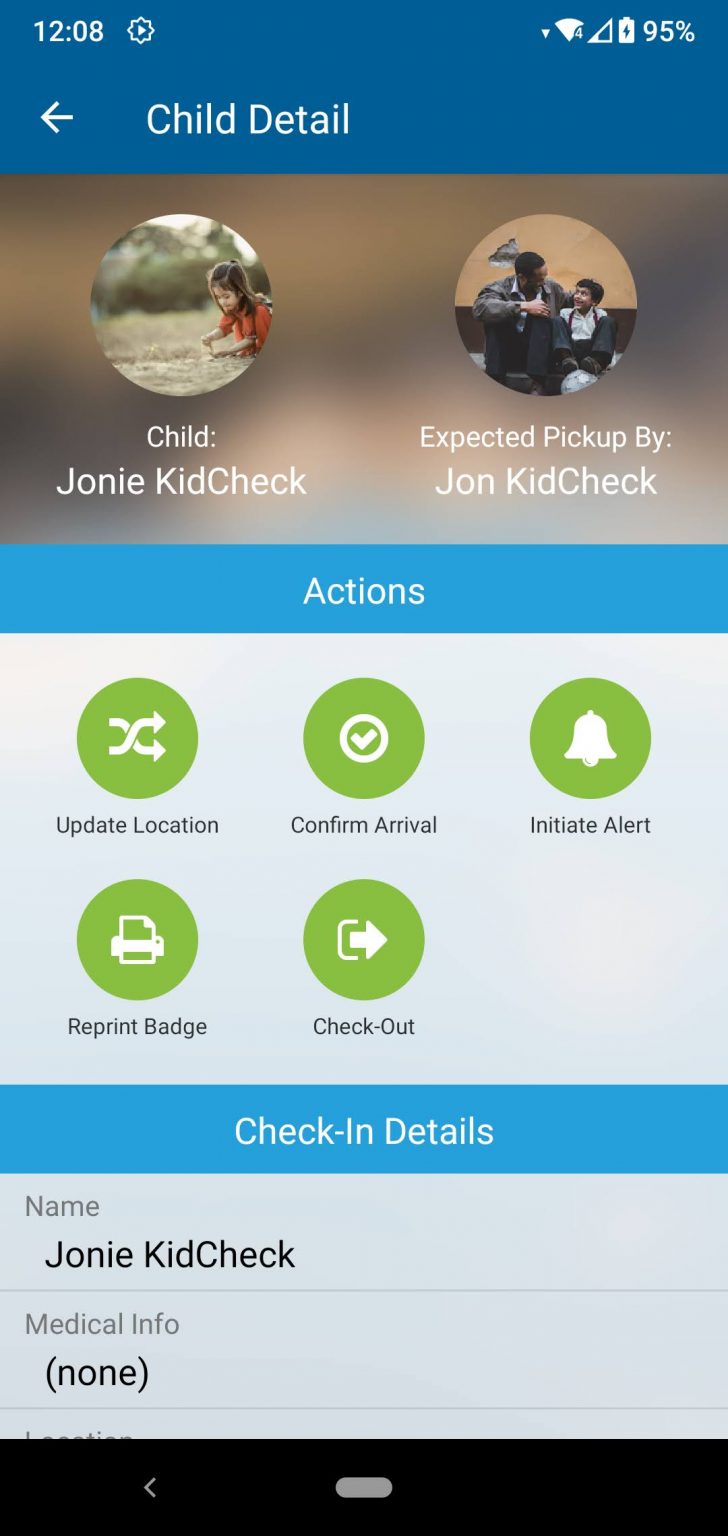 Admin Console Features - KidCheck
