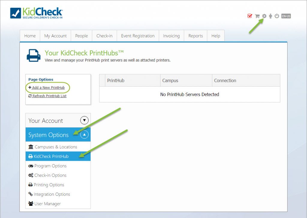 KidCheck PrintHub Setup - KidCheck