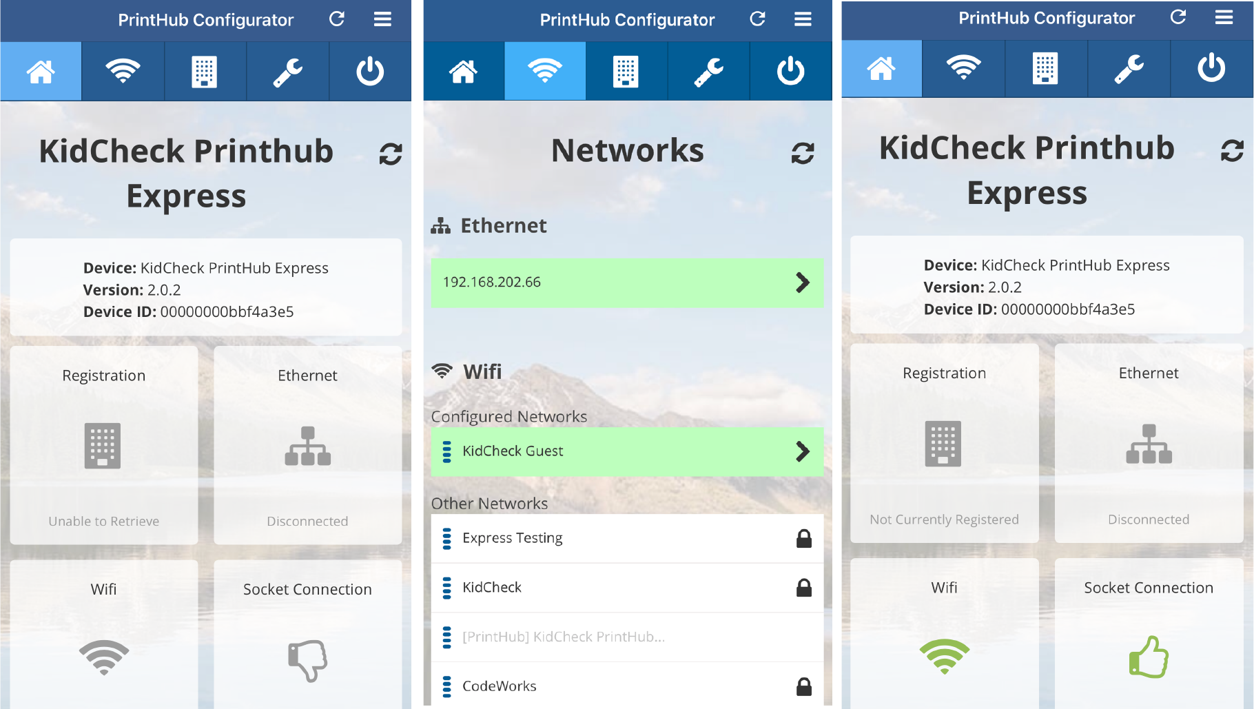 Using the KidCheck Printhub Configuration App - www.kidcheck.com