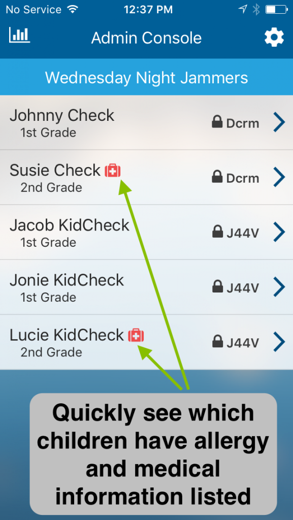 New Features - KidCheck Admin Console App - KidCheck