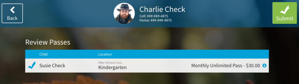 Billing: Check-In Passes - KidCheck