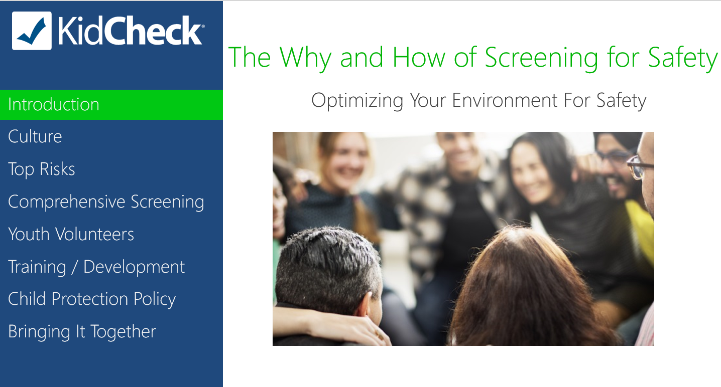 Child Safety Webinars - KidCheck